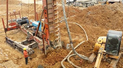 长螺旋钻孔灌注桩施工 四川专业桩基施工公司CFG桩碎石桩水泥搅拌桩高压旋喷桩旋挖桩