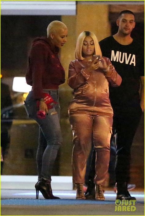 Blac Chyna Celebrates Amber Roses 33rd Birthday At Flirt Cosmetics