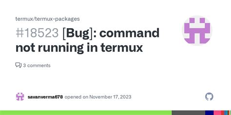 Bug Command Not Running In Termux Issue 18523 Termux Termux
