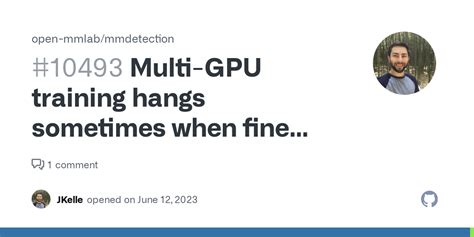 Multi Gpu Training Hangs Sometimes When Fine Tuning The Rtmdet Instance Segmentation Model