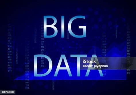 추상적인 배경 개념 하이테크 기술 디지털 네트워크 사이버 블루 텍스트 빅 데이터 컬러 톤 일러스트 벡터 0명에 대한 스톡 벡터