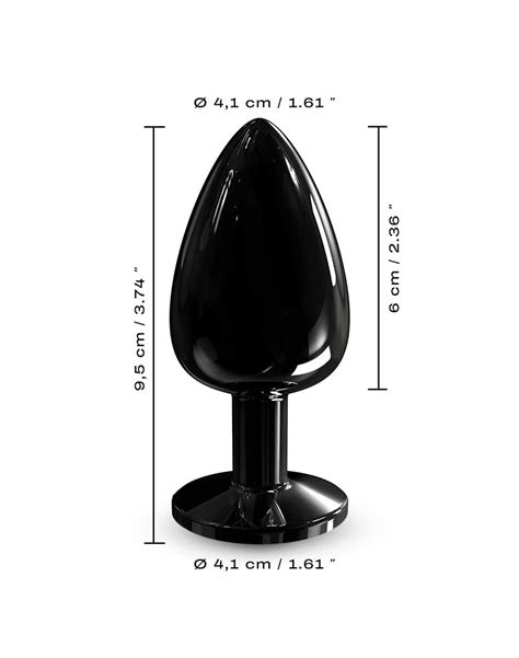 Dorcel Diamond Plug Size L Butt Plug Black Product Details