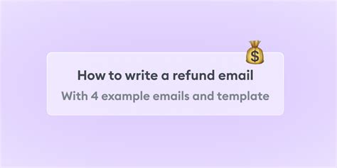 How To How To Write A Refund Email With 4 Samples