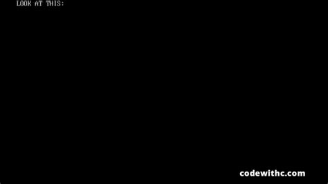 c program a simple use of gotoxy to display hindi text code with c