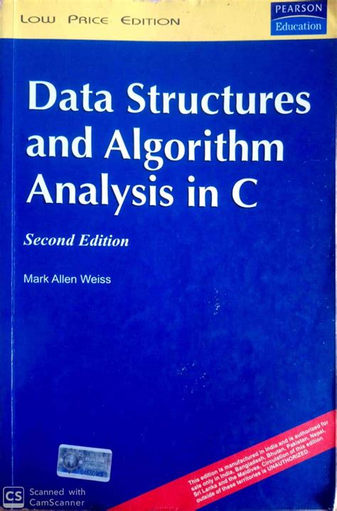 Data Structures And Algorithm Analysis In C Anna University Mark Allen Weiss Books