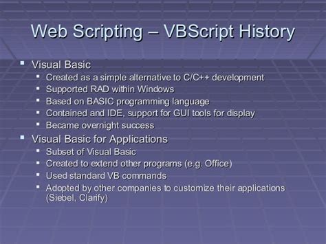 Vb Script