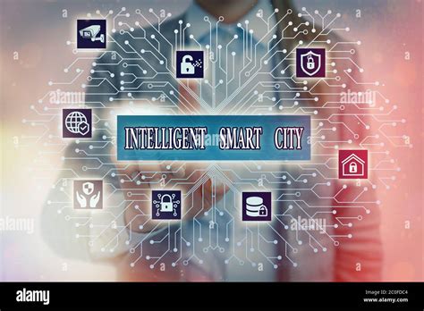 Handwriting Text Writing Intelligent Smart City Conceptual Photo Urban