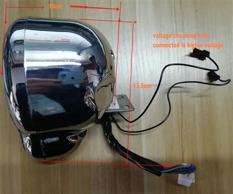 Lcd Display 48v60v72v Speedometer Battery Level Vo Vicedeal