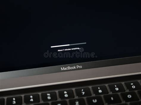 Apple Macbook Pro Installing An Update Editorial Image Image Of Company Macbook 352257865