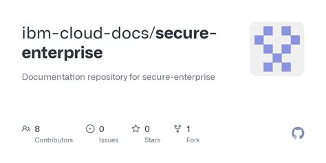 Github Ibm Cloud Docs Secure Enterprise Documentation Repository For Secure Enterprise