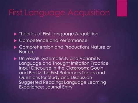 Principles Of Language Learning And Teaching