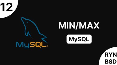 شرح Mysql Minmax Youtube