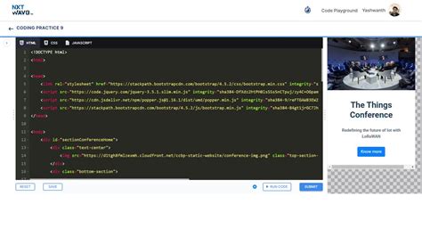 How To Create A Responsive Conference Page With Html Yashwanth K Posted On The Topic Linkedin