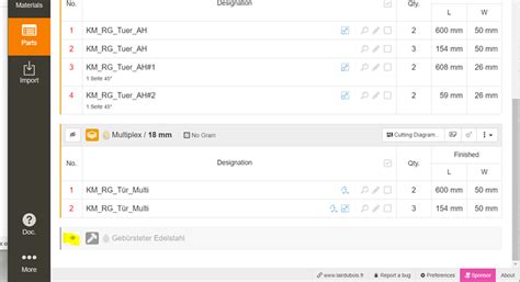 Opencutlist Export Material Type Extensions Sketchup Community