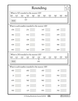 Rounding To The Nearest 100 3rd Grade Math Worksheet GreatSchools