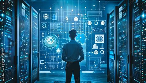 stock illustration „ai driven predictive maintenance ai driven