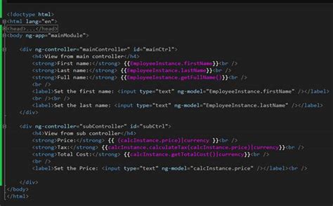 Use Different Angular Modules At The Same Time In An HTML Page