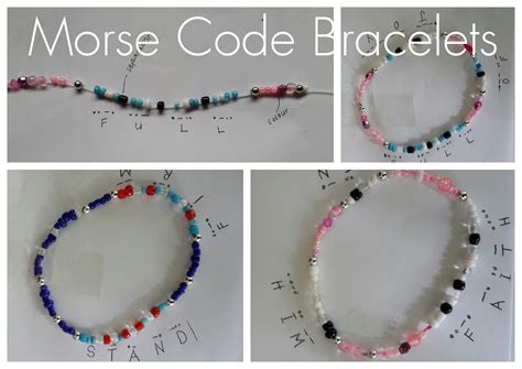 Creative Crafts ~ Morse Code Bracelets Diy Morse Code Project Ideas