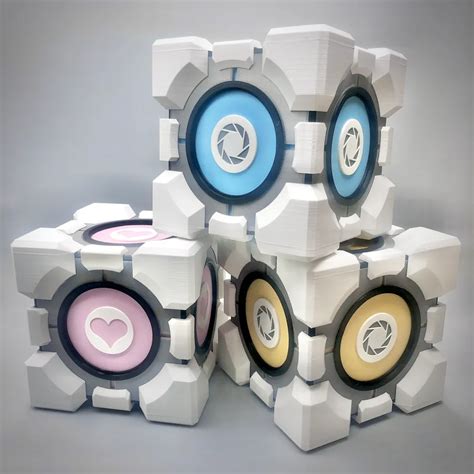 Portal Companion Cube Background