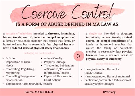 Coercive Control Real Life Examples Explained
