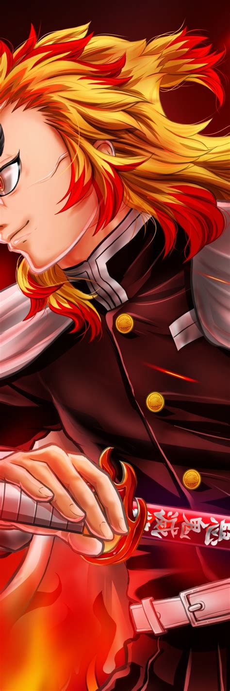 1000x3000 Resolution Kyojuro Rengoku Hd Demon Slayer Kimetsu No Yaiba