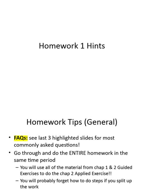 Access Homework 1 Hints Pdf
