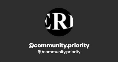 community priority linktree