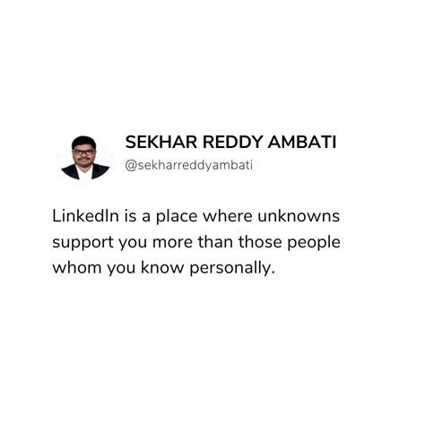 Sekhar Reddy Ambati On Linkedin Some Exceptions Can Be There 😊
