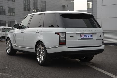 【揽胜50l V8 Sc Ab 巅峰创世加长版正后水平图片 汽车图片大全】 易车