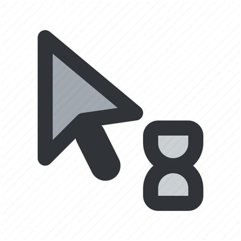 Cursor Left Loading Mouse Pointer Icon Download On Iconfinder