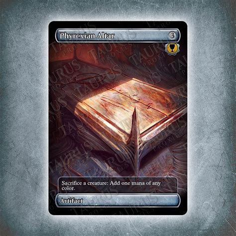 Phyrexian Altar MTG Proxy Alter Full Art Non FOIL Etsy