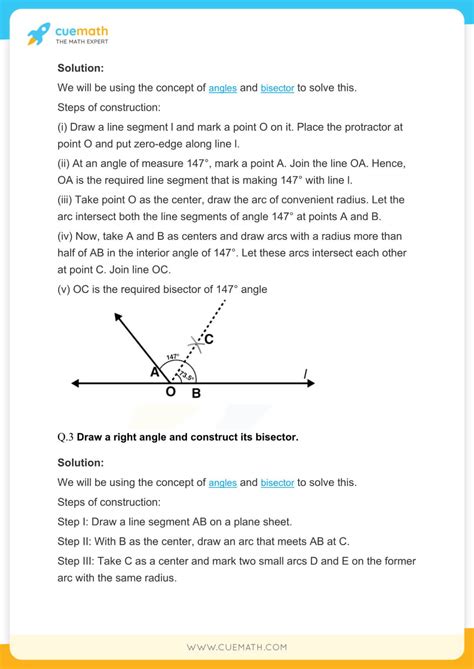 Ncert Solutions For Class 6 Maths Chapter 14 Practical Geometry
