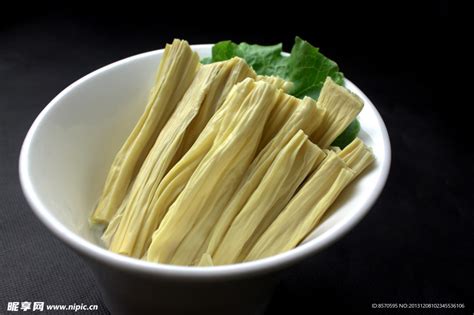 腐竹摄影图 传统美食 餐饮美食 摄影图库 昵图网