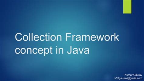 Java Collections Concept Ppt