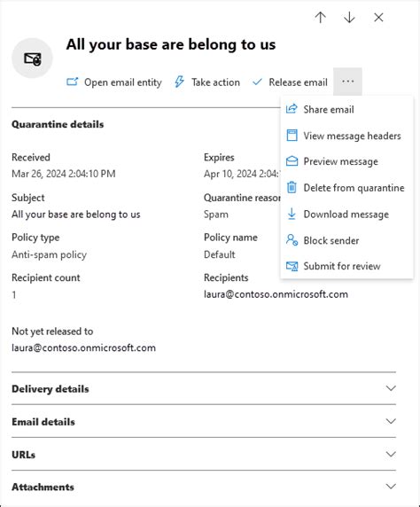 Quarantine Microsoft