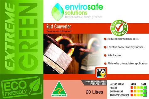 RUST CONVERTER Envirosafe Solutions Eco Friendly Liquid Products