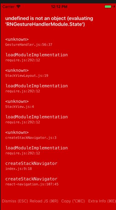 Undefined Is Not An Object After Updating React Navigation To V Stack Overflow