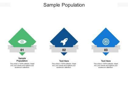 Sample Population PowerPoint Presentation And Slides SlideTeam