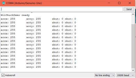 Wii U Nunchuk Serial Monitor Problems Programming Arduino Forum