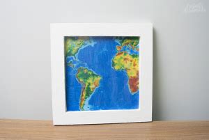 DIY Ideias FÁCEIS e BARATAS de decoração com MAPAS Casinha Arrumada