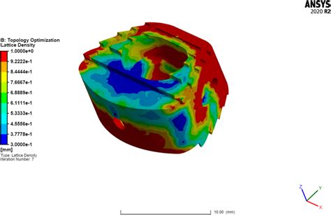 The Lattice Density Cloud Map Of Topology Optimization Download Scientific Diagram