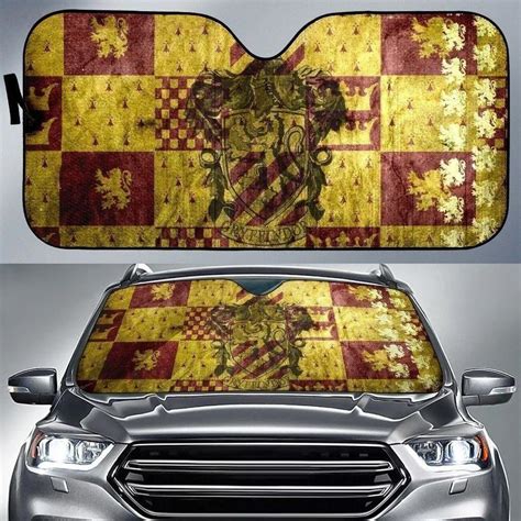 Gryffindor House Harry Potter Car Sun Shade Auto Sun Shade
