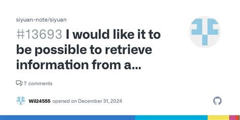 I Would Like It To Be Possible To Retrieve Information From A Database