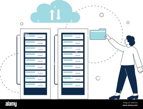 Data Center Cloud Migration Stock Vector Images Alamy