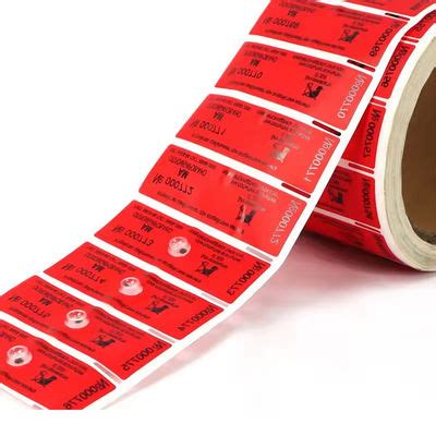Smart Security Labels Anti Magnet Tamper Detection For Electric And Gas