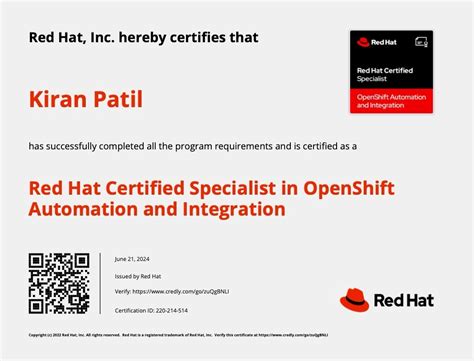 kiran patil on linkedin ex380 redhat openshift certification