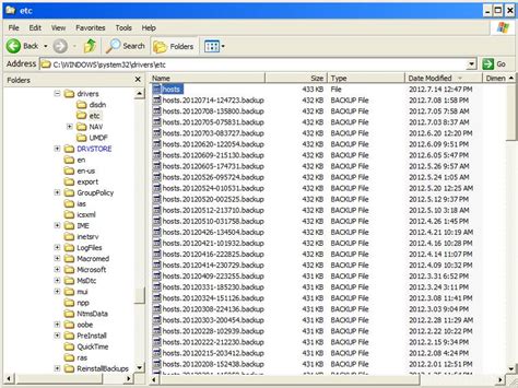 Information Technology Notes Windows Xp Hosts File