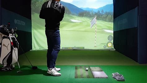용평버치힐cc 골프존 스크린골프 혼자스크린치기 따라하기쉬운골프스윙 매일최저타도전 Youtube