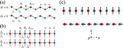 A 1D Electronic SSH Model B 1D FM SSH Model Each Unit Cell Download Scientific Diagram