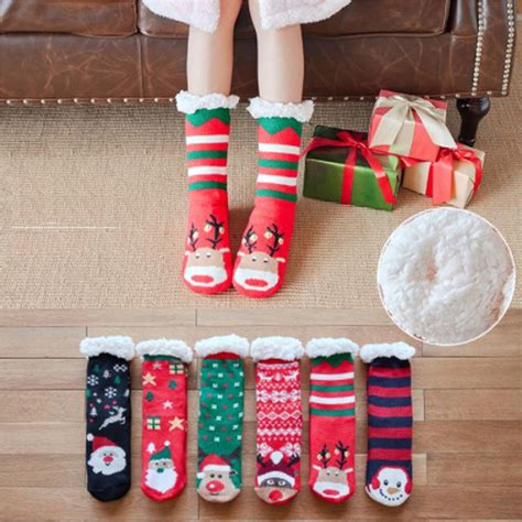 크리스마스선물 여자겨울 기모 임산부 보온 수면양말 Sm 두란노몰